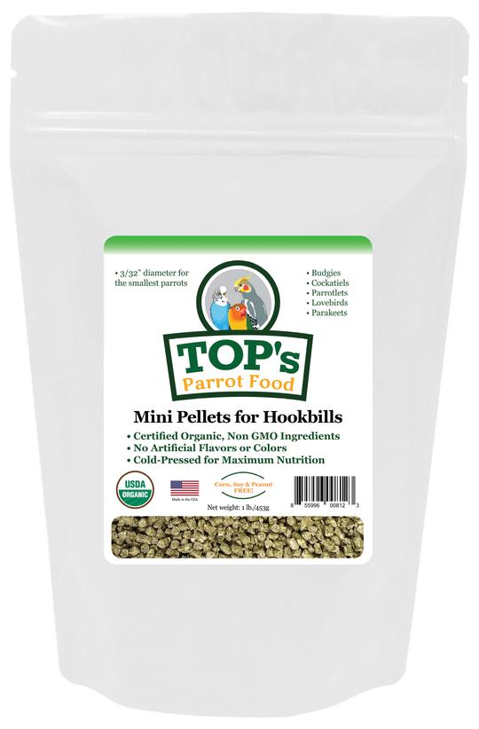 TOP's Mini Pellets for Hookbills – KS Pets Hub