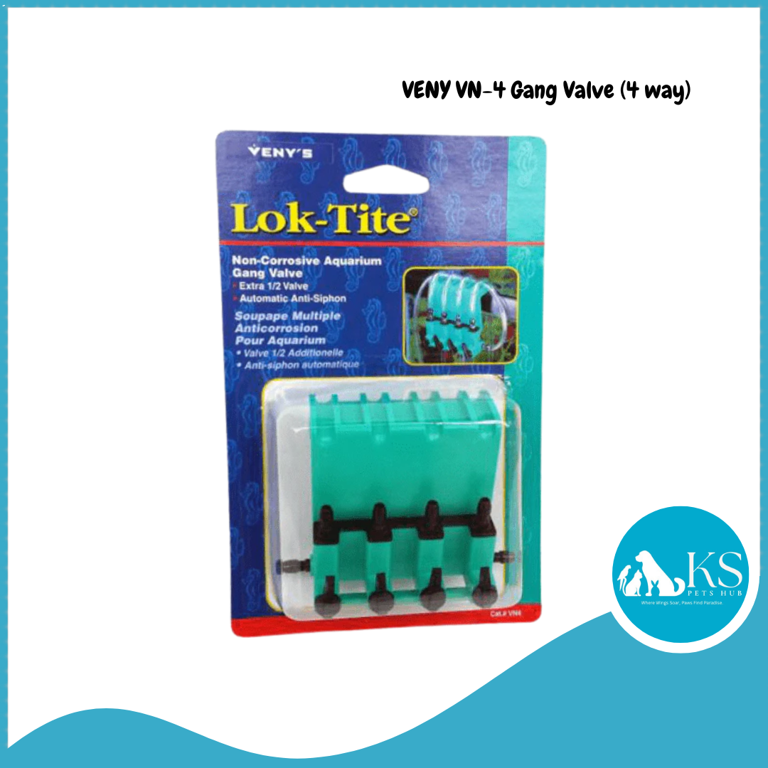 VENY VN-3 Gang Valve (3 way)/ VN-4 Gang Valve (4 way) Air Pump Fish ...