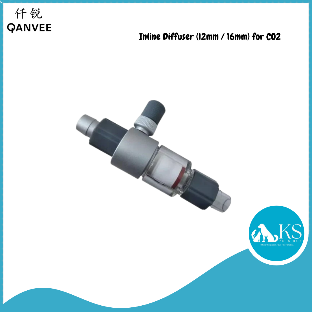 QANVEE Inline Diffuser (12mm / 16mm) for CO2 / Replacement Atomizer Fi ...