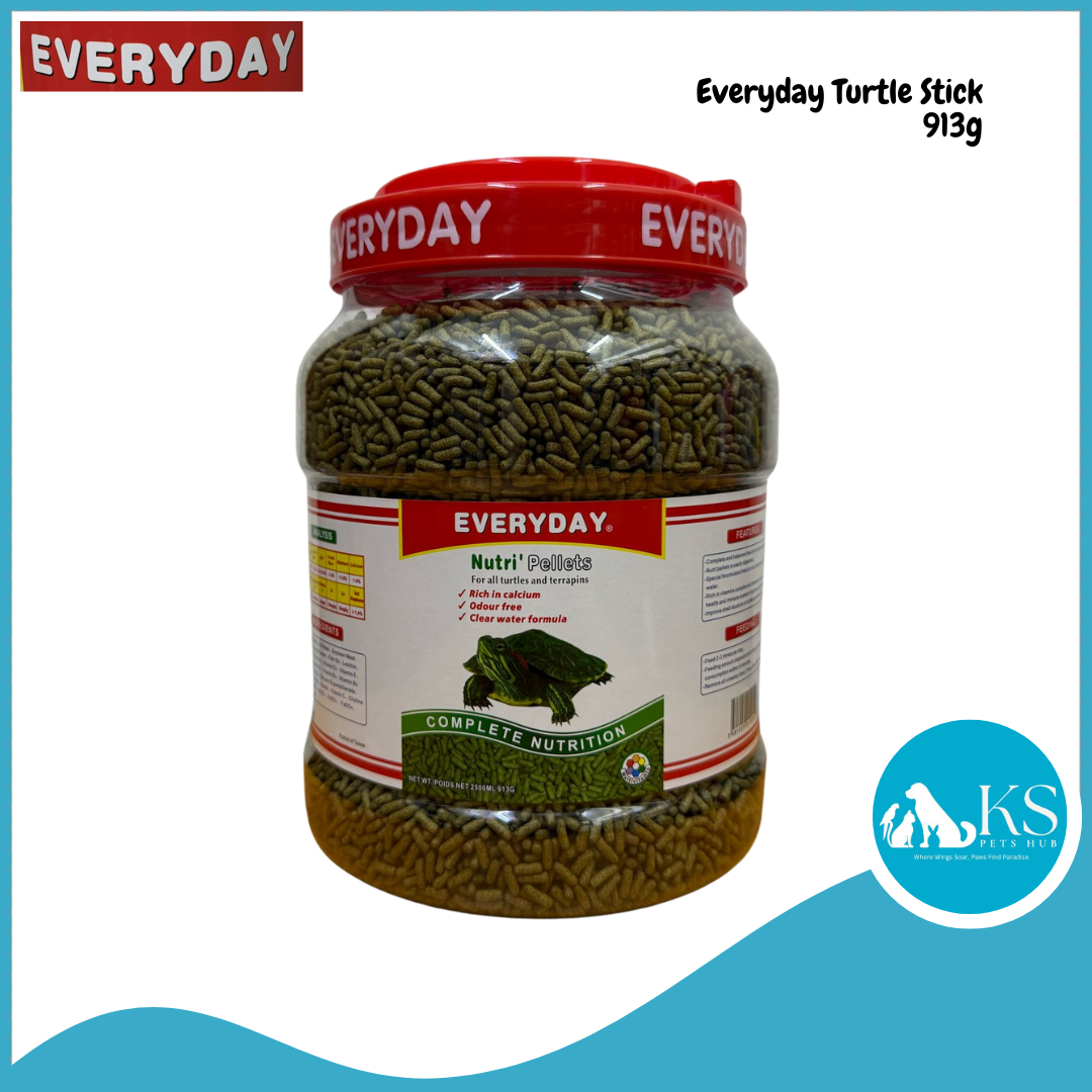 Everyday Turtle Pellet 370g / 913g Aquatic Feed – KS Pets Hub