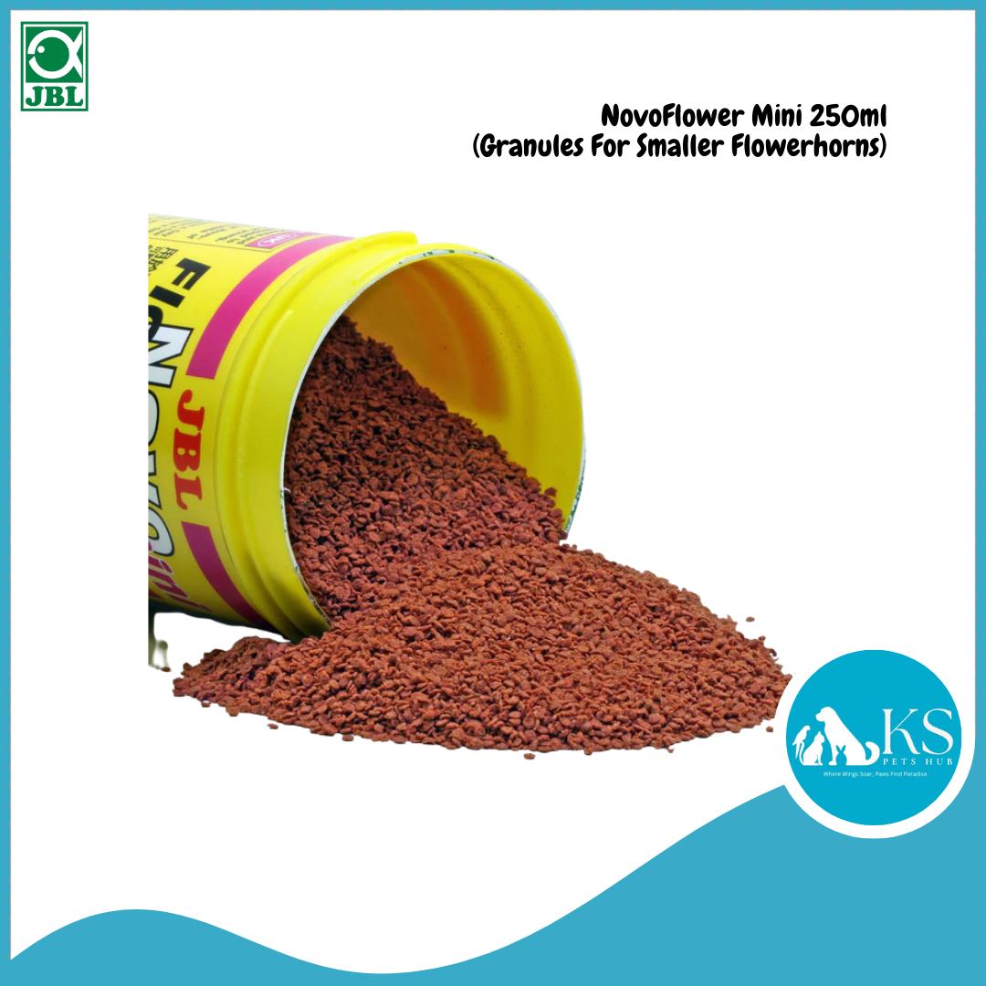 JBL NovoFlower Mini 250ml (Granules For Smaller Flowerhorns) Fish & Aq ...