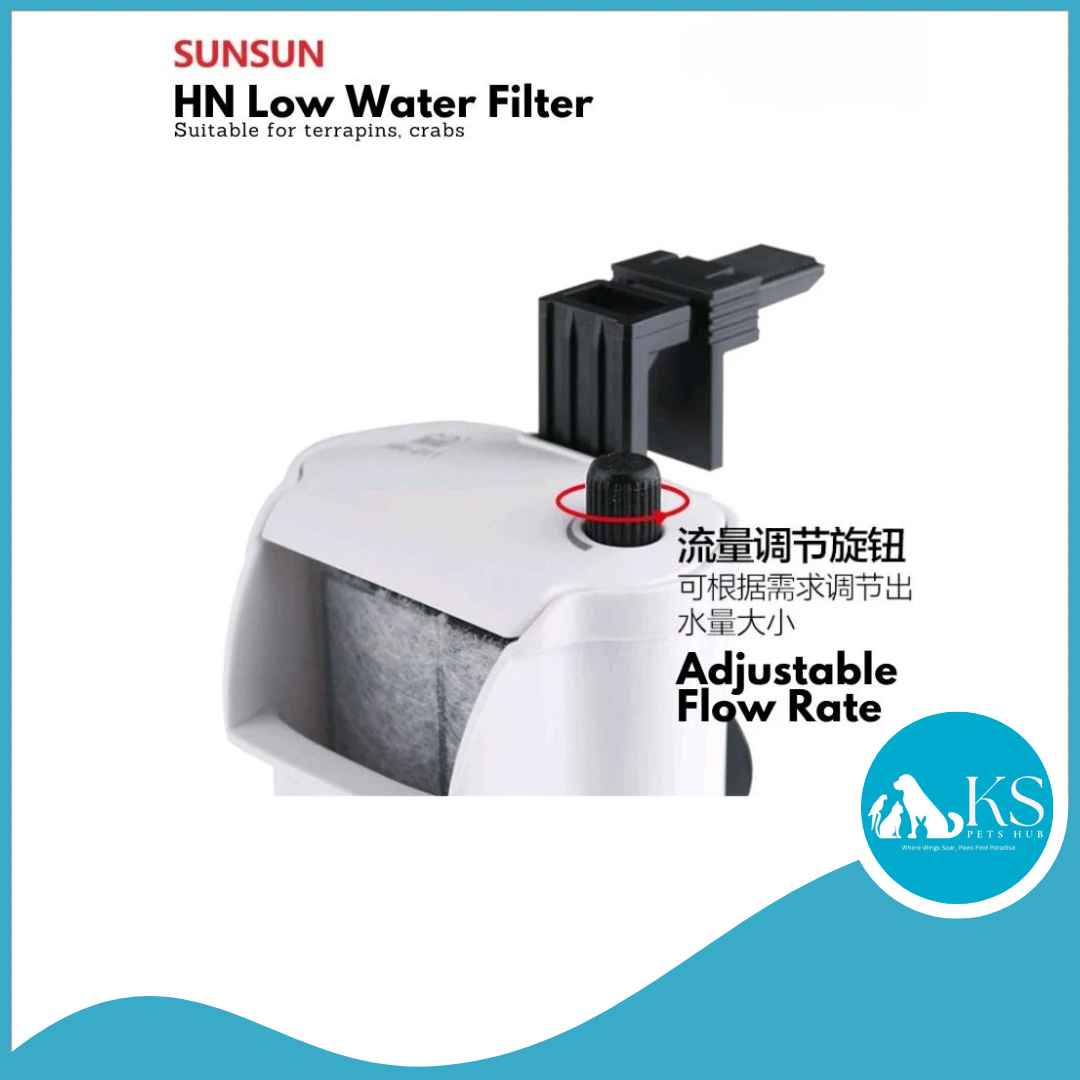 SUNSUN HN Low Water Level Internal Filter (For Turtle / Crab Tank) Fis ...