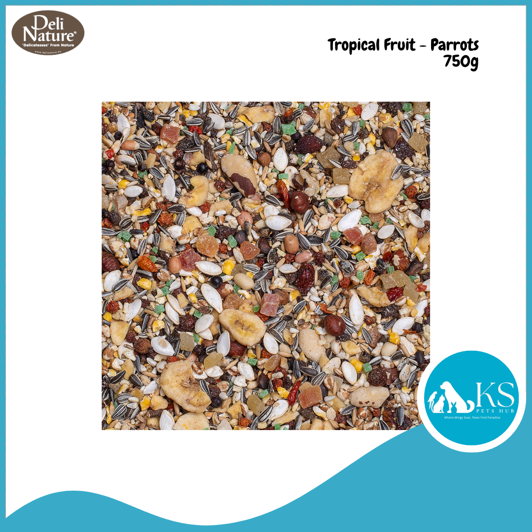 Deli Nature Birdelicious Tropical Fruits Parrots 750g Bird Feed – KS ...