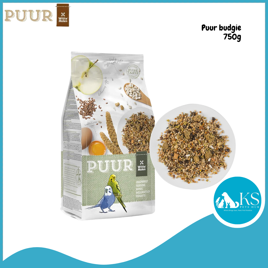 Witte Molen Puur Budgie 750g / 2kg Parrot Bird Feed – KS Pets Hub