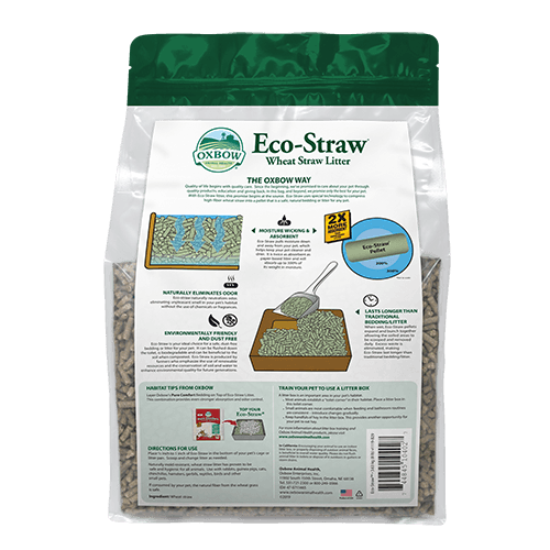 Oxbow Eco-Straw Litter 8lb / 20lb For Small Animals – KS Pets Hub