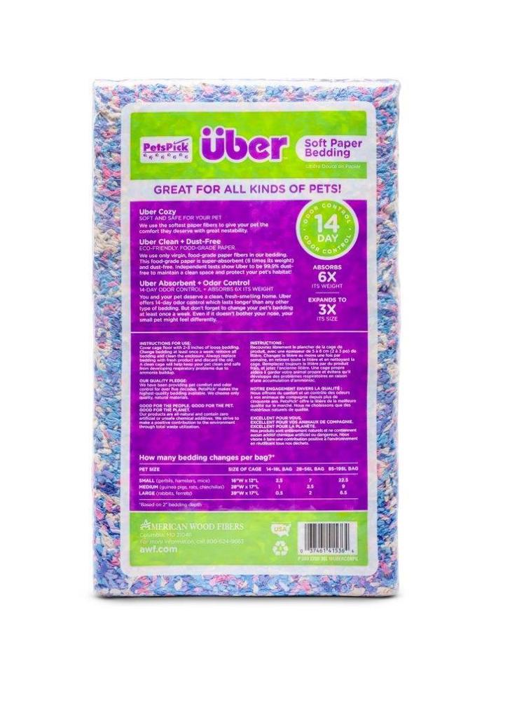 PETSPICK Uber Paper Bedding Confetti 36L for Small Animals – KS Pets Hub